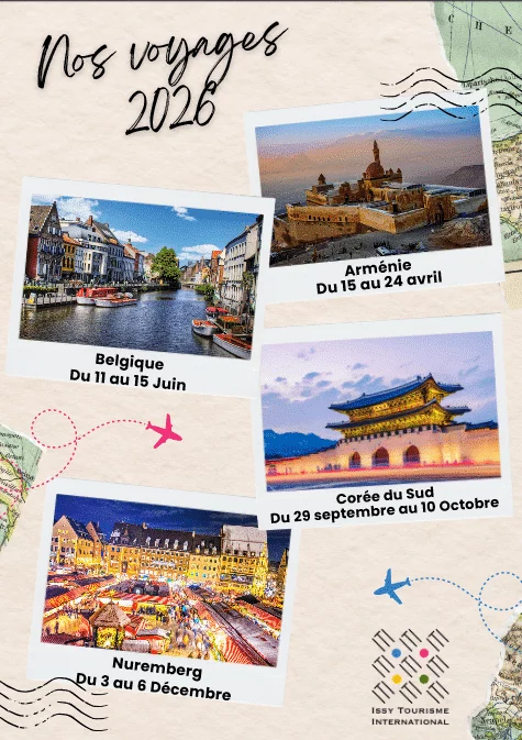 Voyages 2026 – Issy Tourisme International